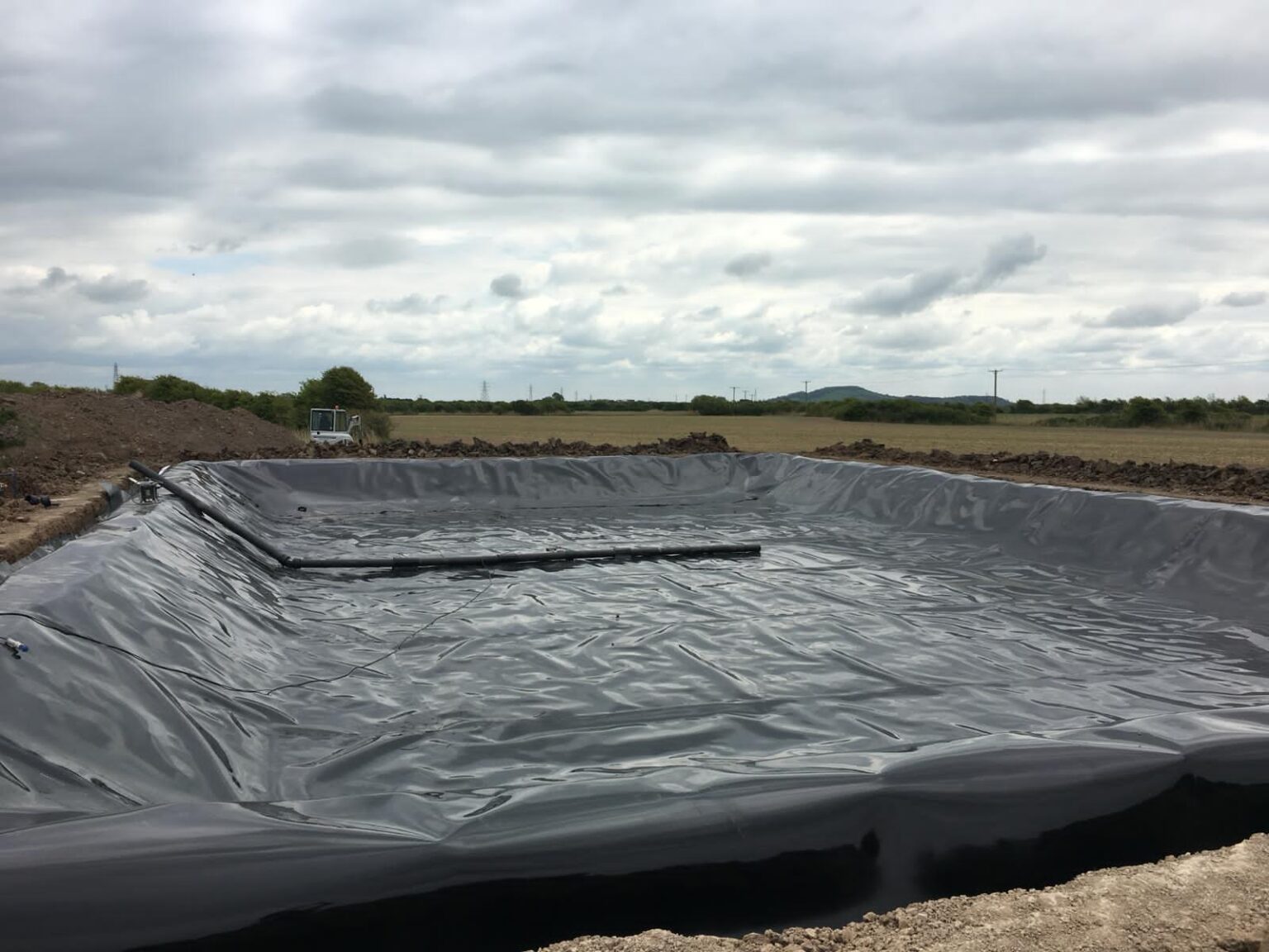 Farm Slurry storage Lagoon Dorset - Enviroseal Lining Solutions ...